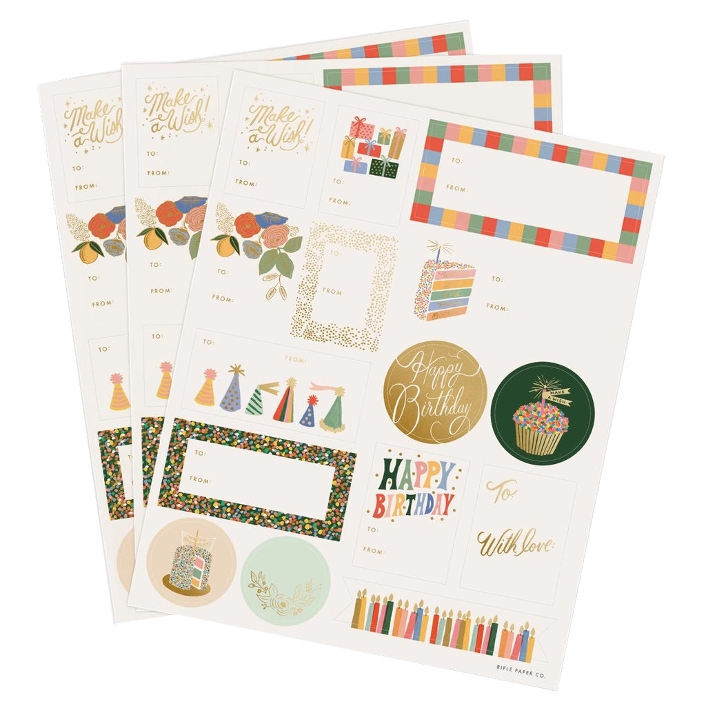 Birthday Cake Stickers & Labels – The Paper Company India