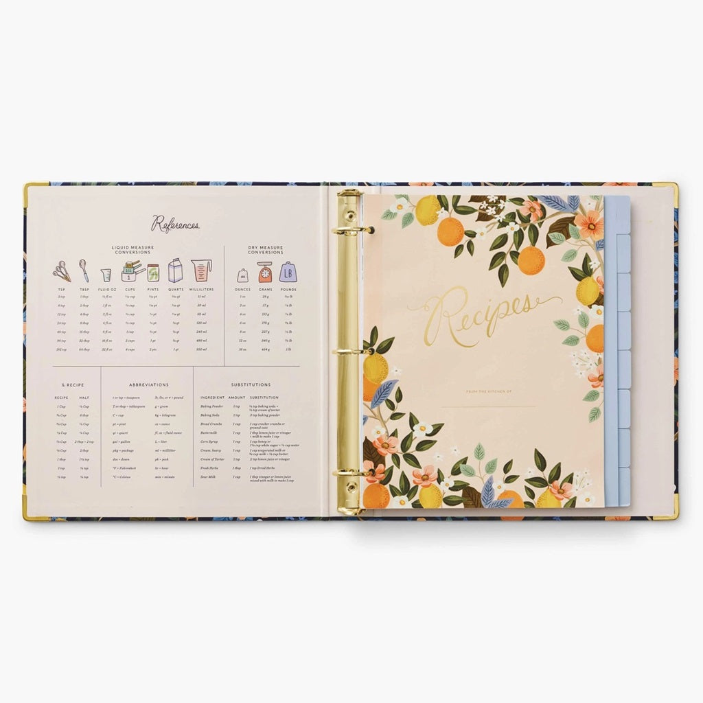 Citrus Grove Recipe Binder – The Paper Company India