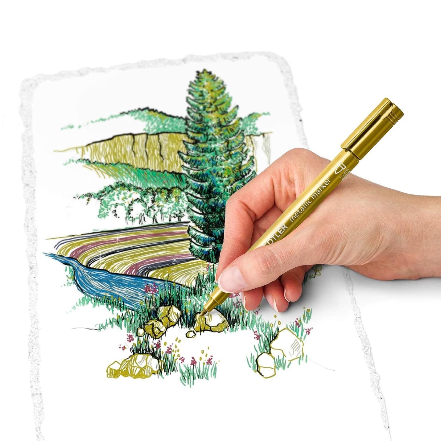 Metallic Pen Set of 5 – The Paper Company India