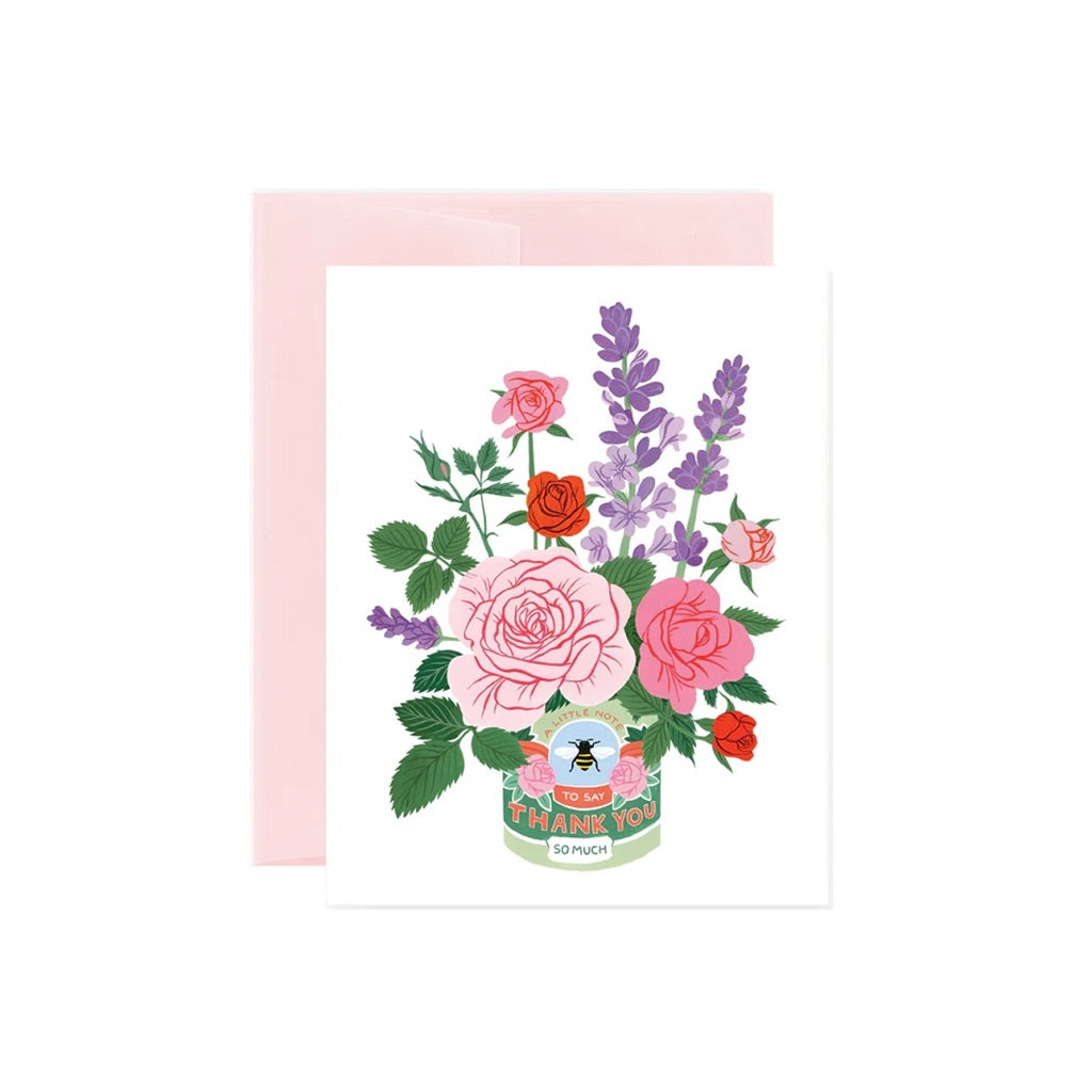 Rose & Lavender Thank You Card – The Paper Company India