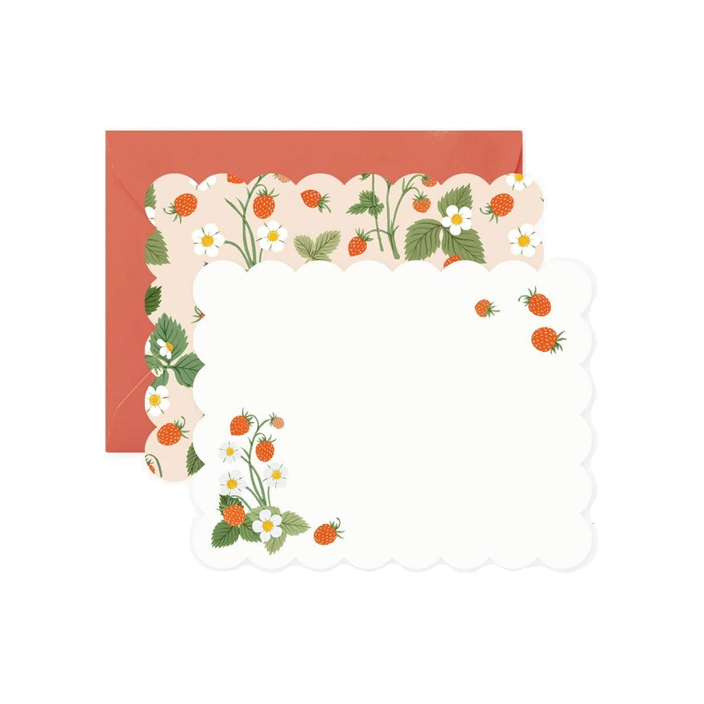 Wild Strawberries Notecard Set – The Paper Company India