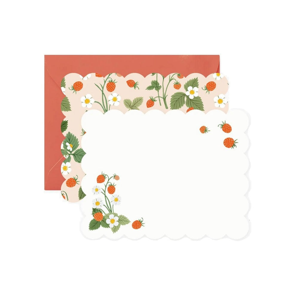 Wild Strawberries Notecard Set – The Paper Company India