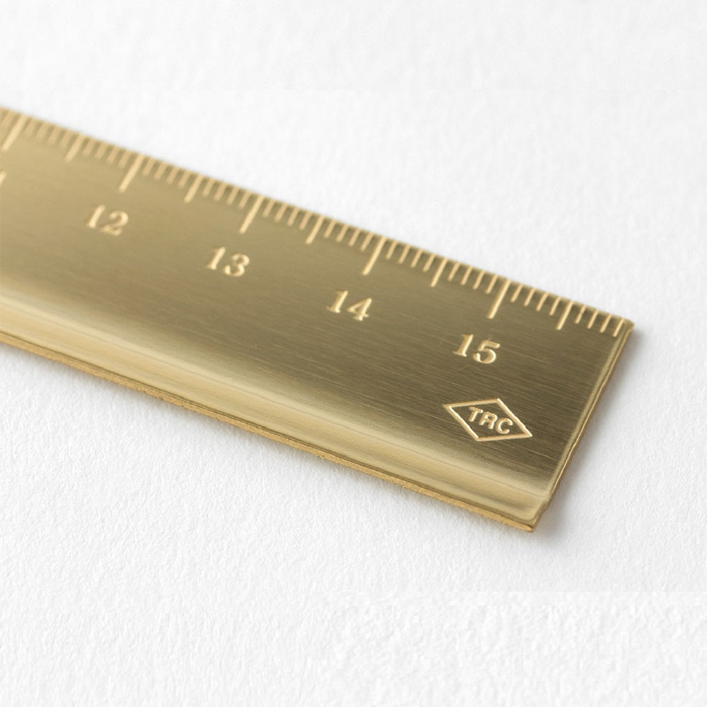 Minimal Brass Ruler – The Paper Company India